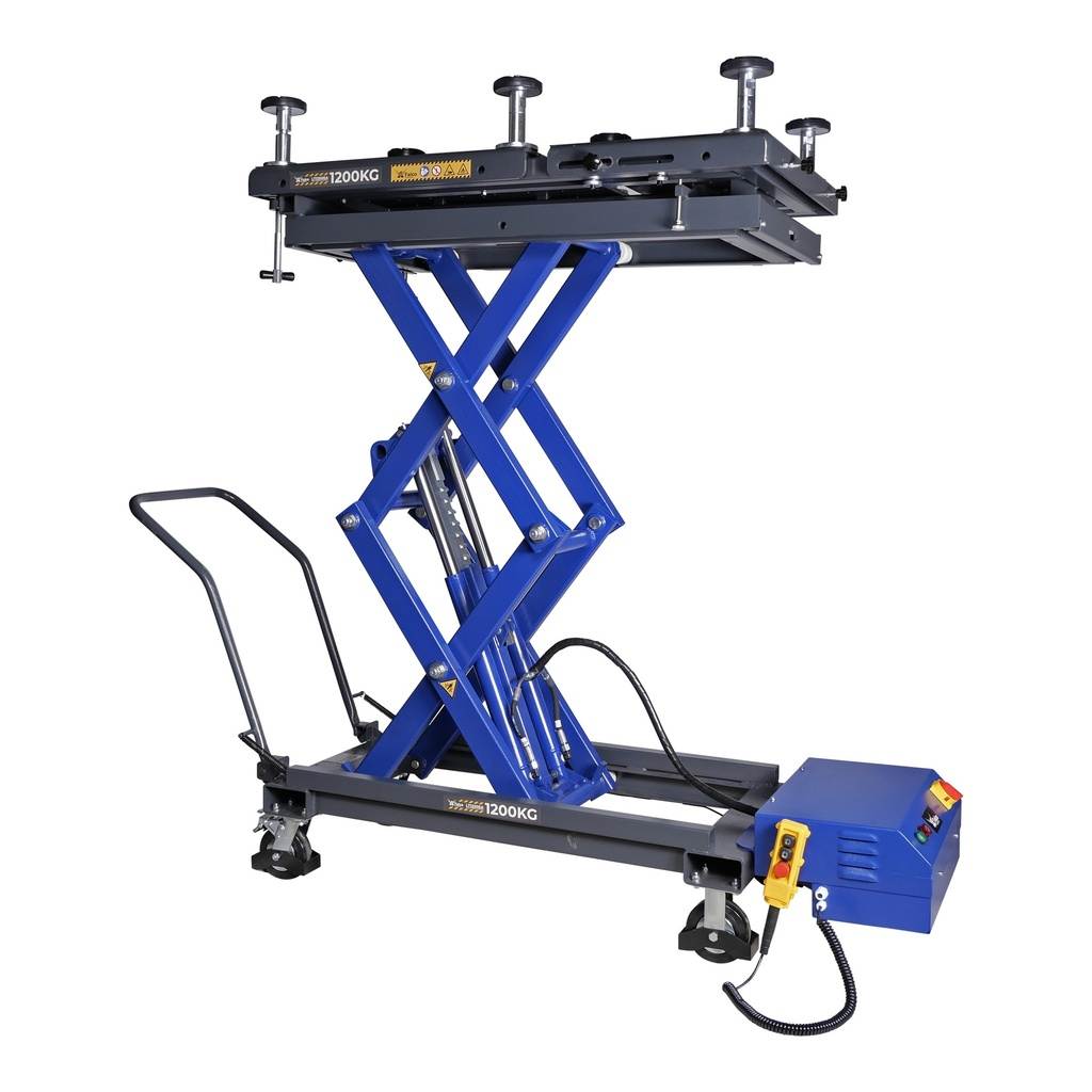 Scherenhubtisch für EVA-Autobatterie Austausch 230V 1200kg